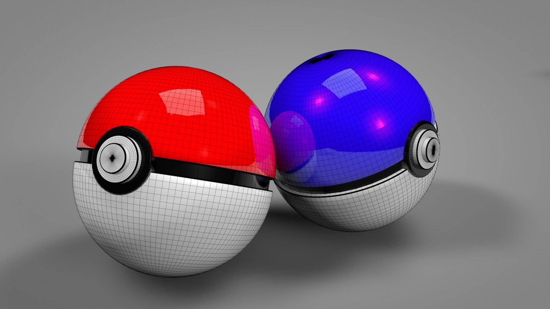 3D Pokemon Balls - TurboSquid 1527898