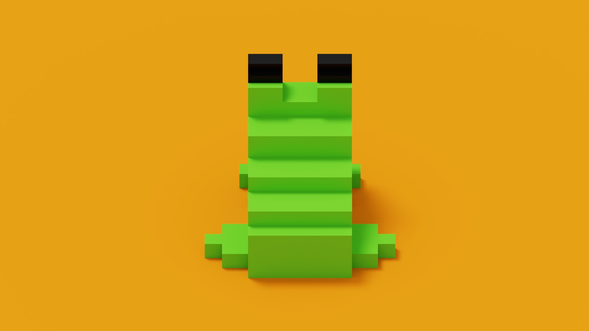 3D Frog Voxel Model - TurboSquid 1955869
