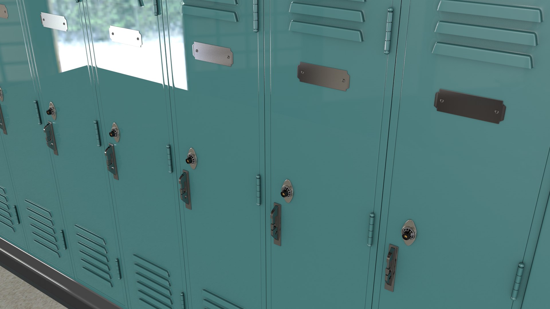Locker lock 3D model - TurboSquid 1427353