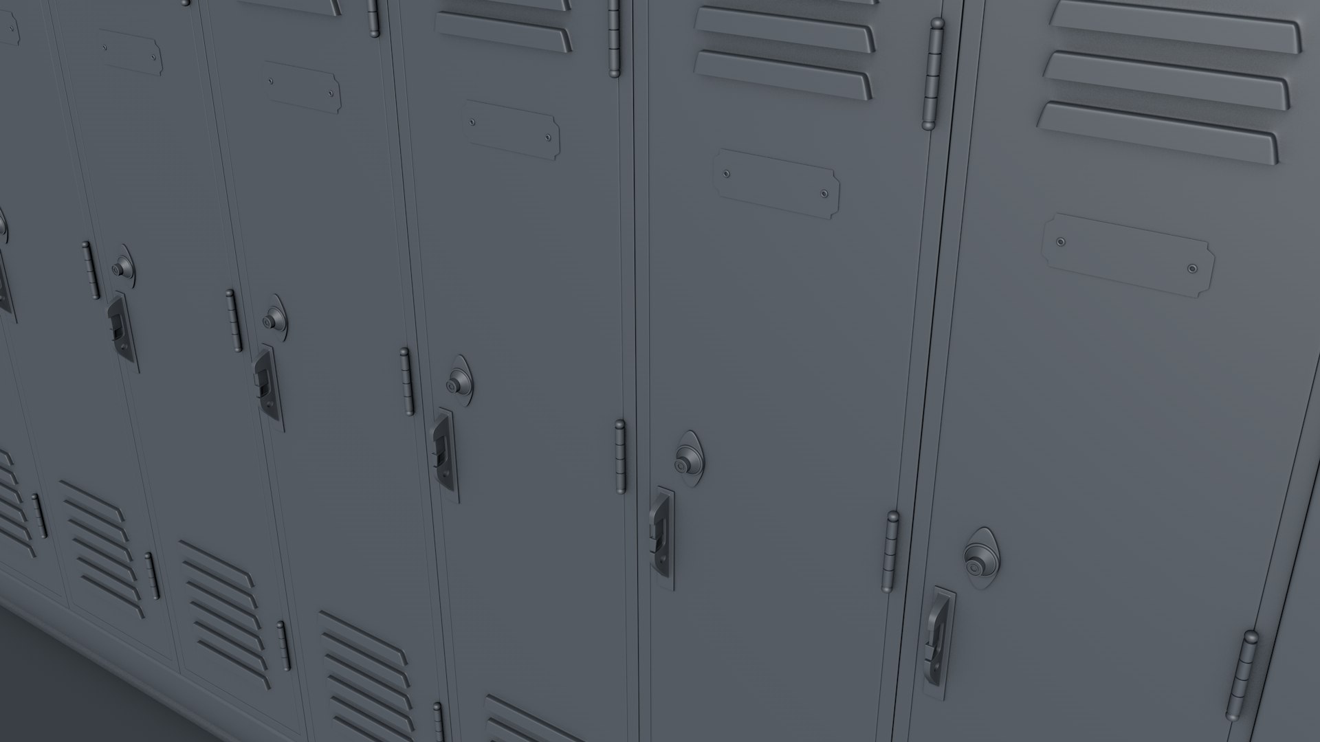 Locker lock 3D model - TurboSquid 1427353