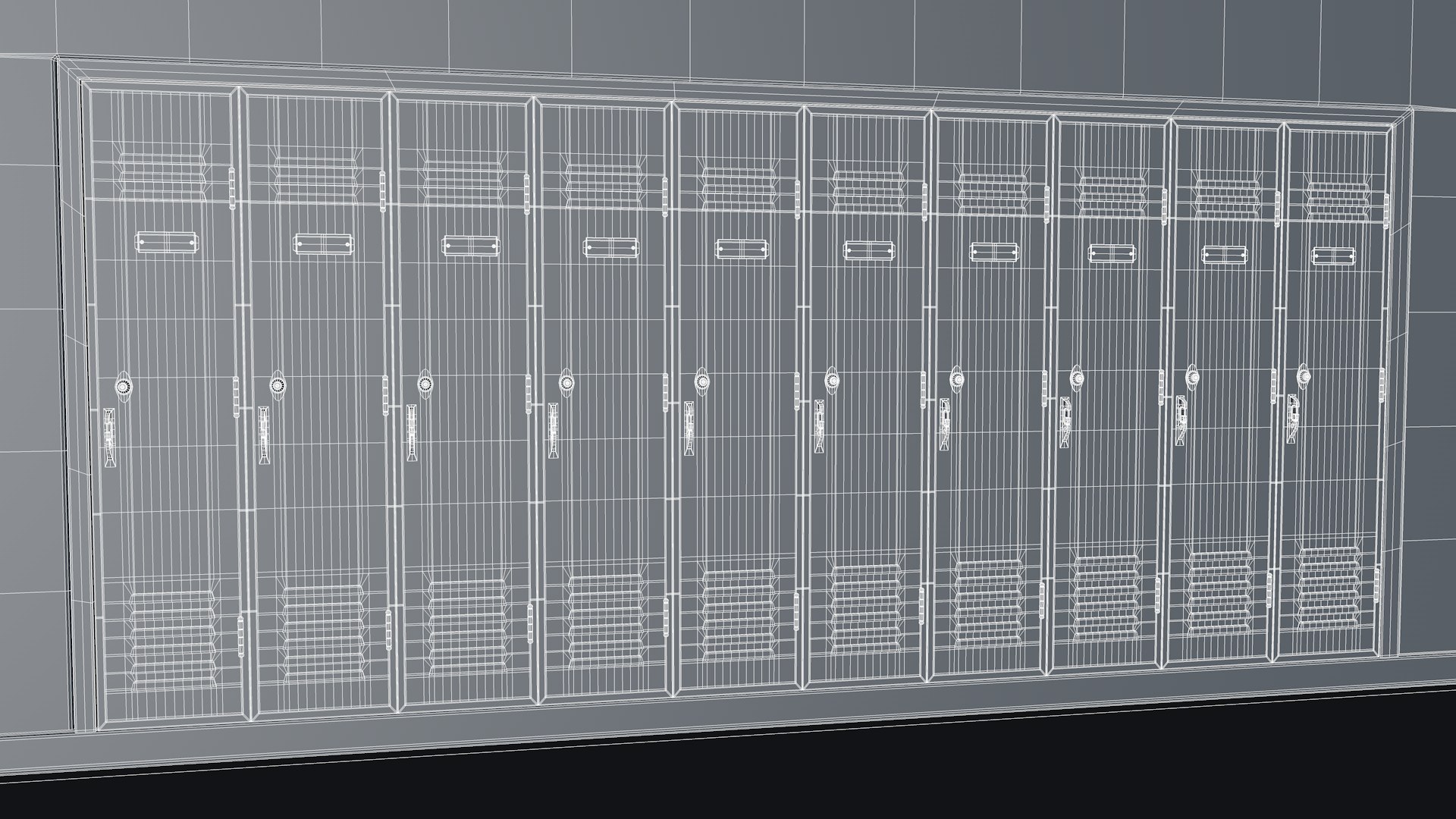 Locker lock 3D model - TurboSquid 1427353
