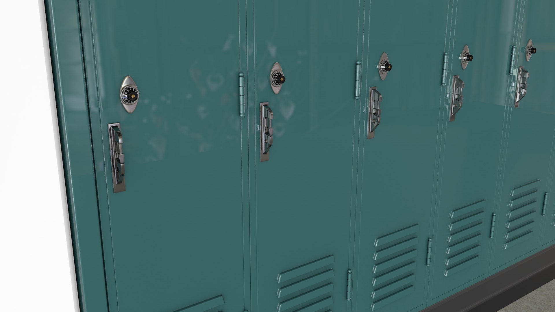 Locker lock 3D model - TurboSquid 1427353