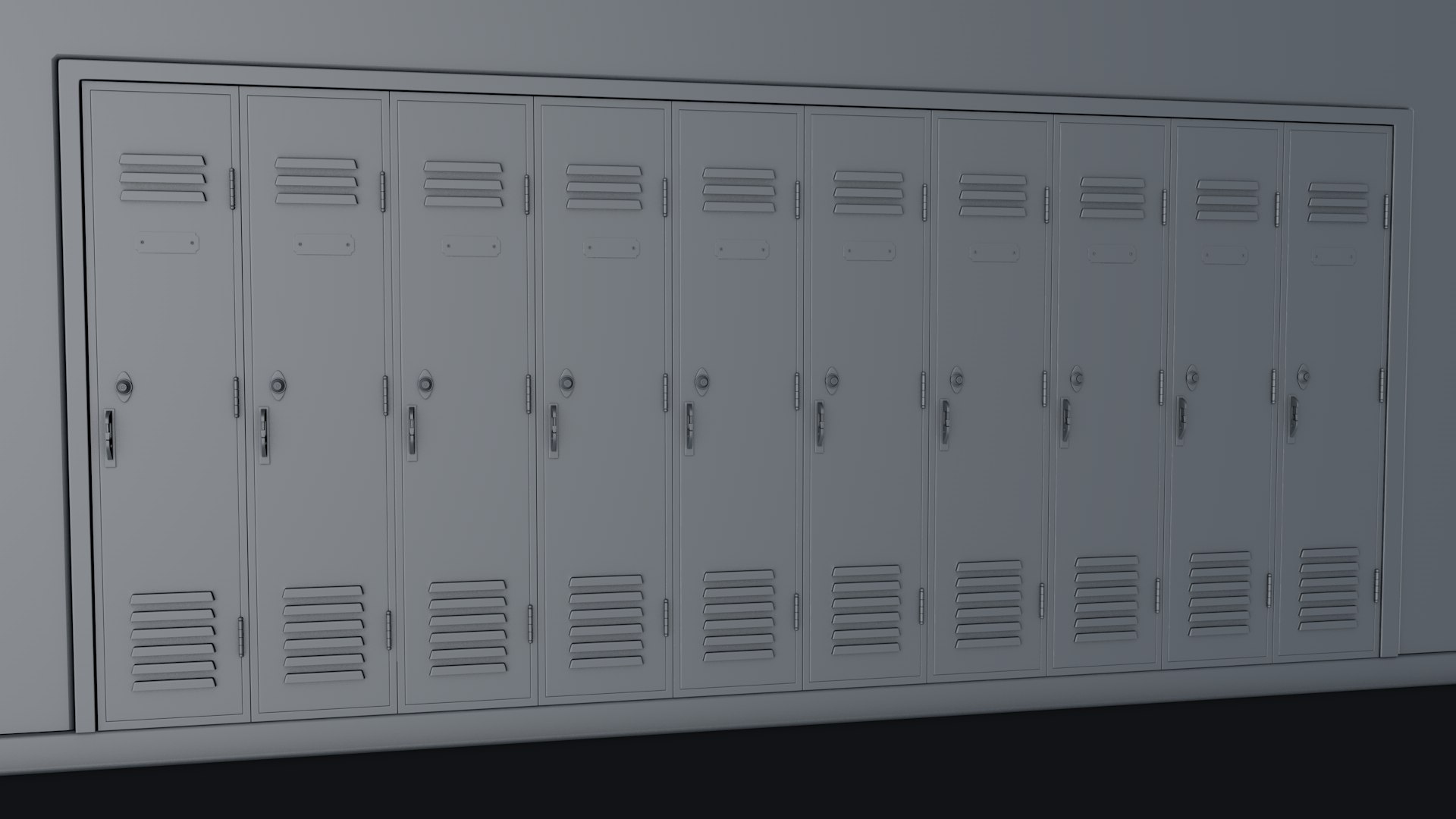 Locker lock 3D model - TurboSquid 1427353
