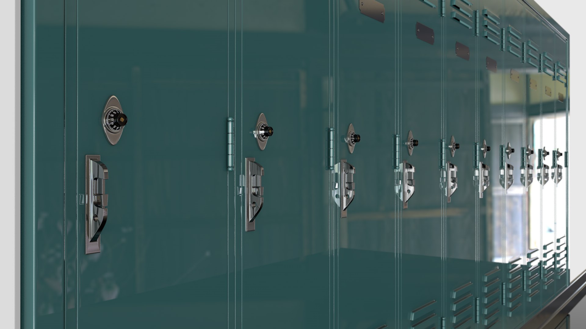 Locker lock 3D model - TurboSquid 1427353