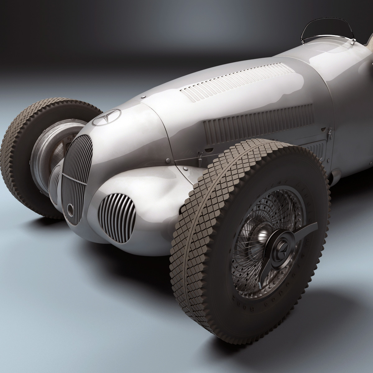 mercedes benz w125 gp 3d max