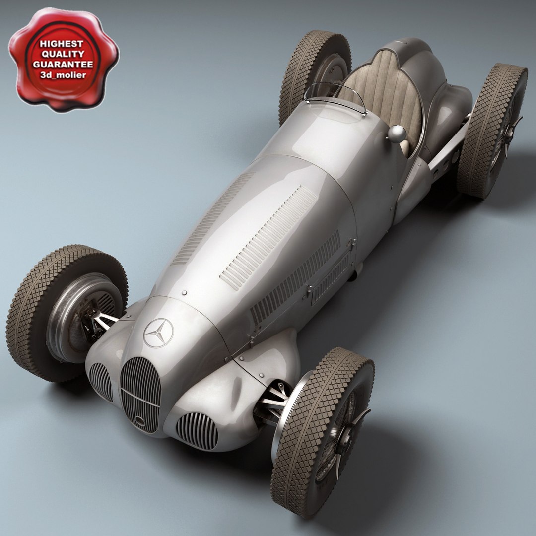 mercedes benz w125 gp 3d max