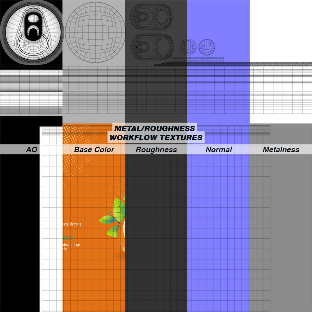3D Slim Soda Can With Droplets 250ml Model - TurboSquid 2242217