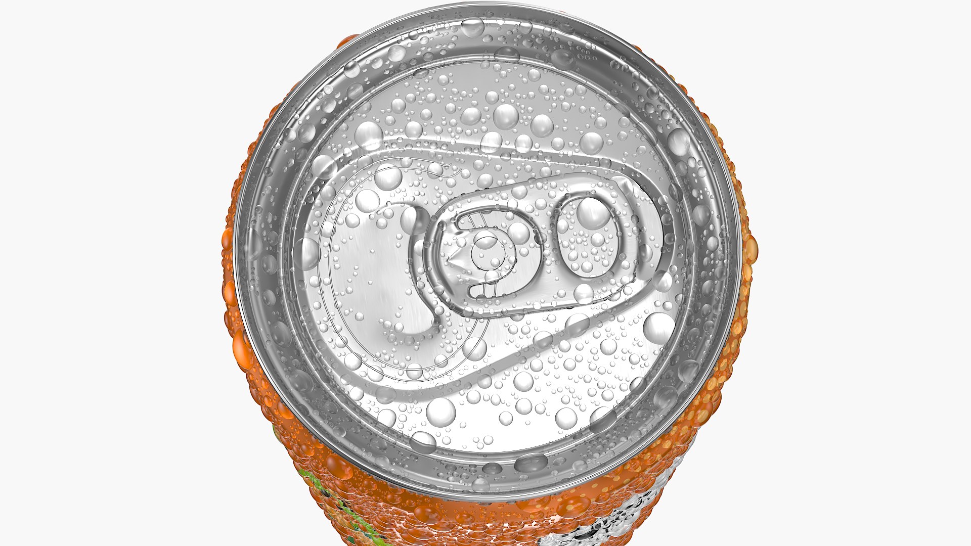 3D Slim Soda Can With Droplets 250ml Model - TurboSquid 2242217