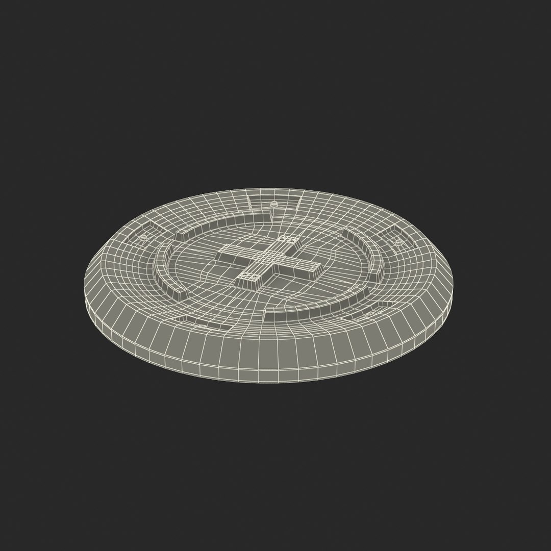 Industrial Anodized End Cap 3d 3ds