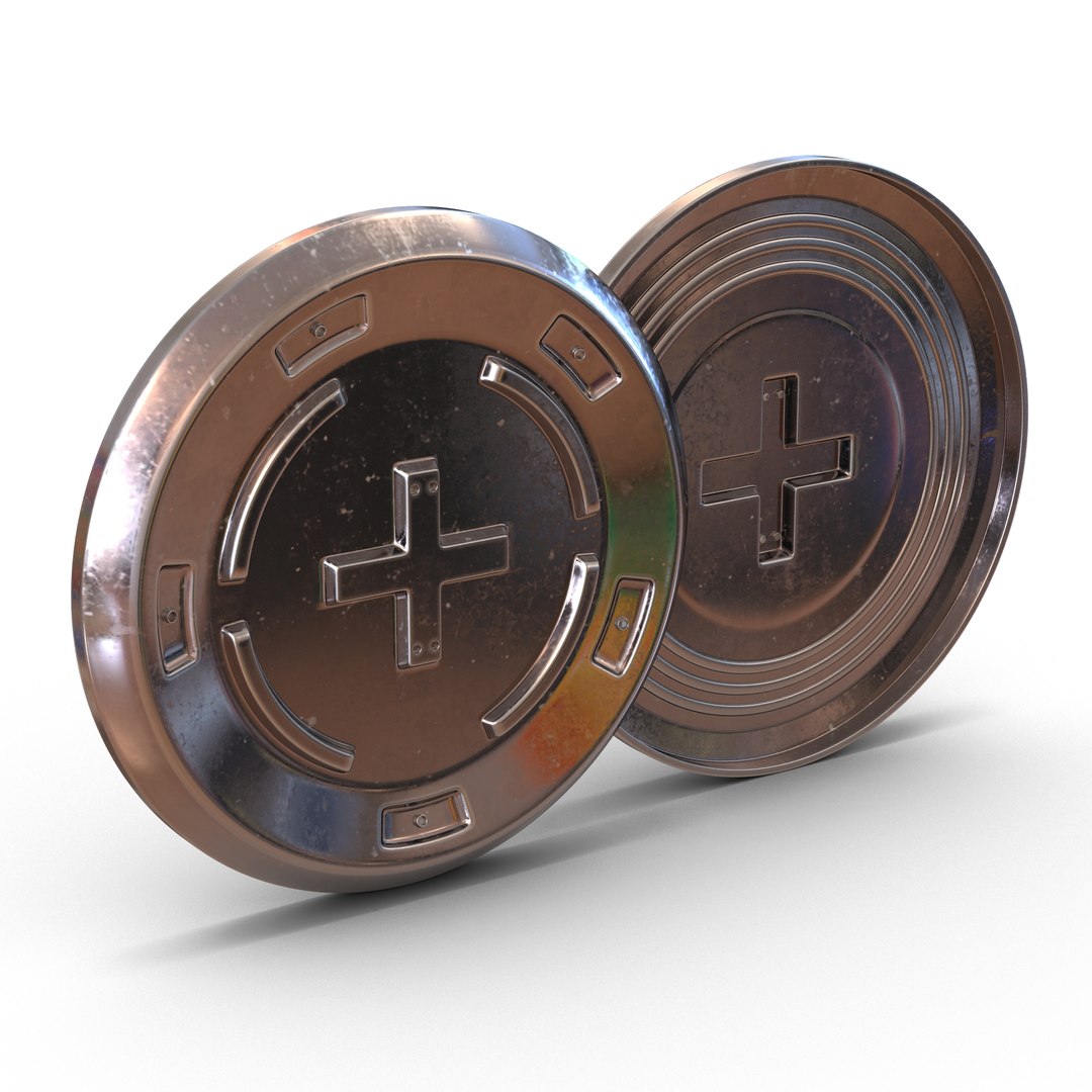 Industrial Anodized End Cap 3d 3ds