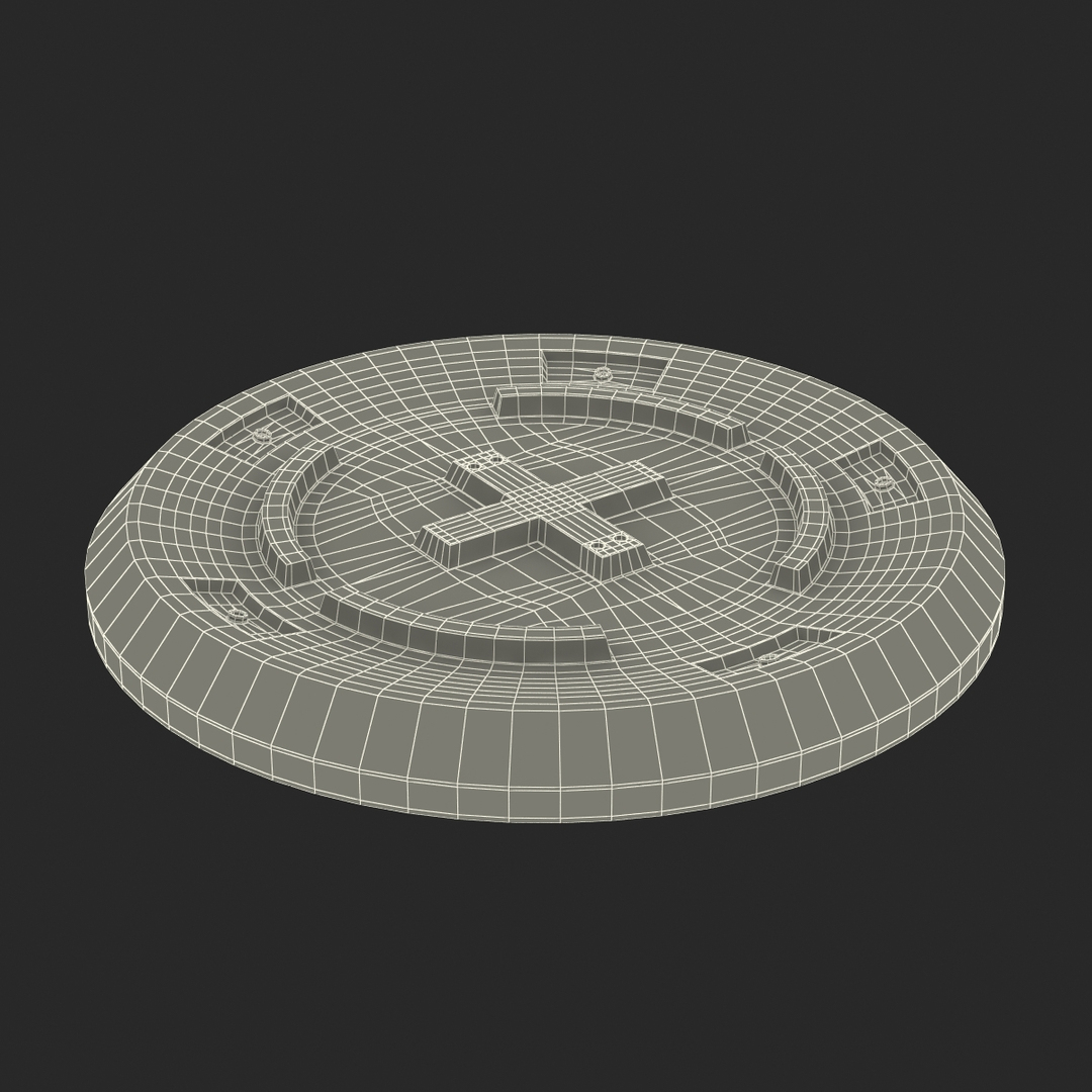 Industrial Anodized End Cap 3d 3ds