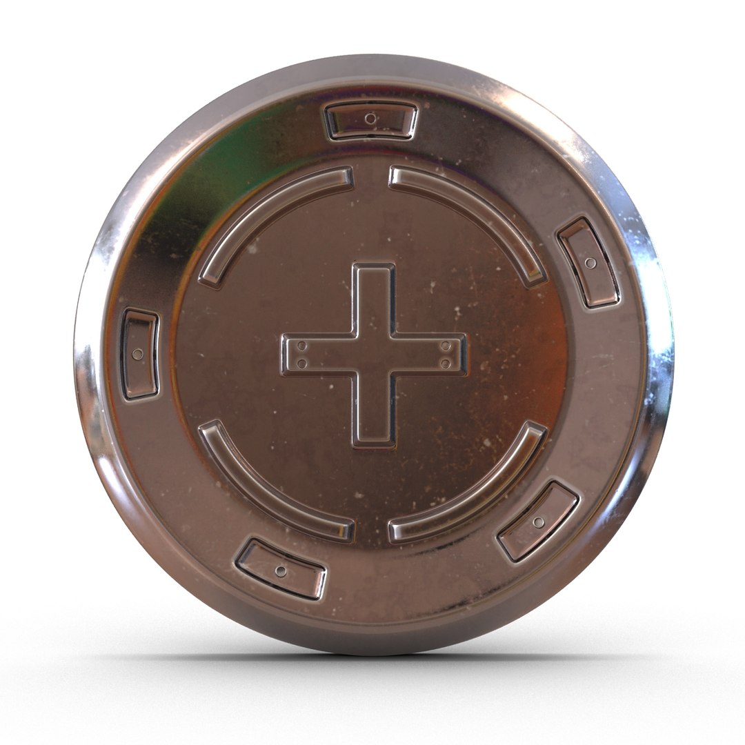 Industrial Anodized End Cap 3d 3ds