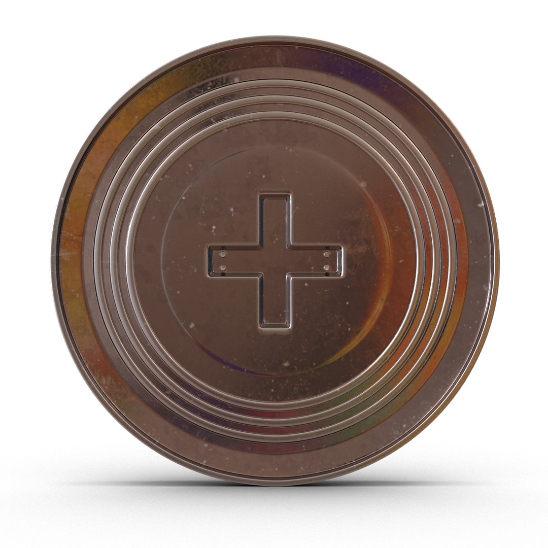 Industrial Anodized End Cap 3d 3ds