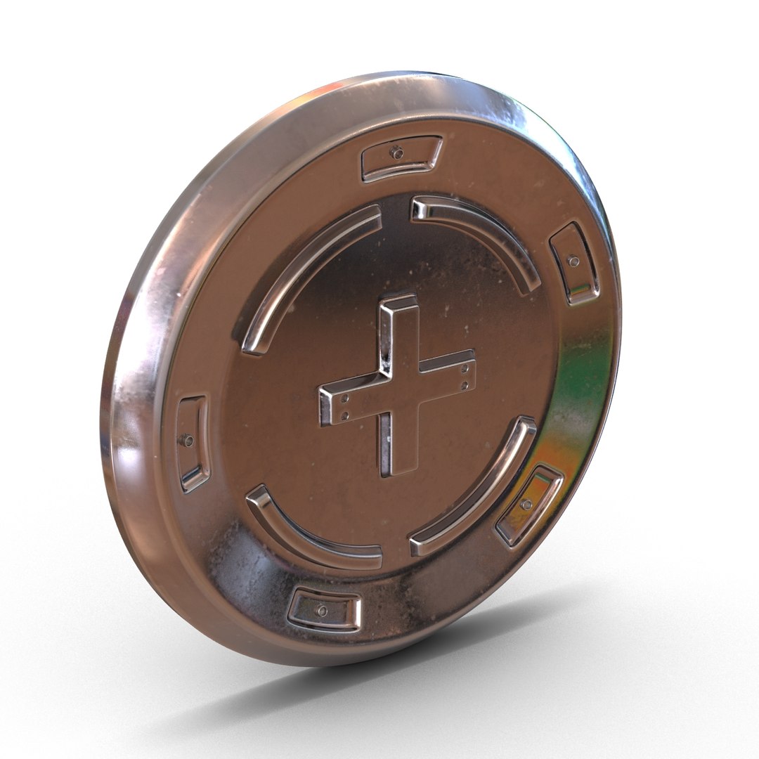 Industrial Anodized End Cap 3d 3ds