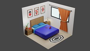 Blender Bedroom Models | TurboSquid