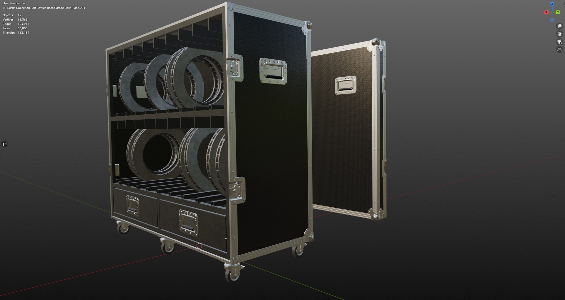 Brake Disc Storage Case 1 3D - TurboSquid 2200423