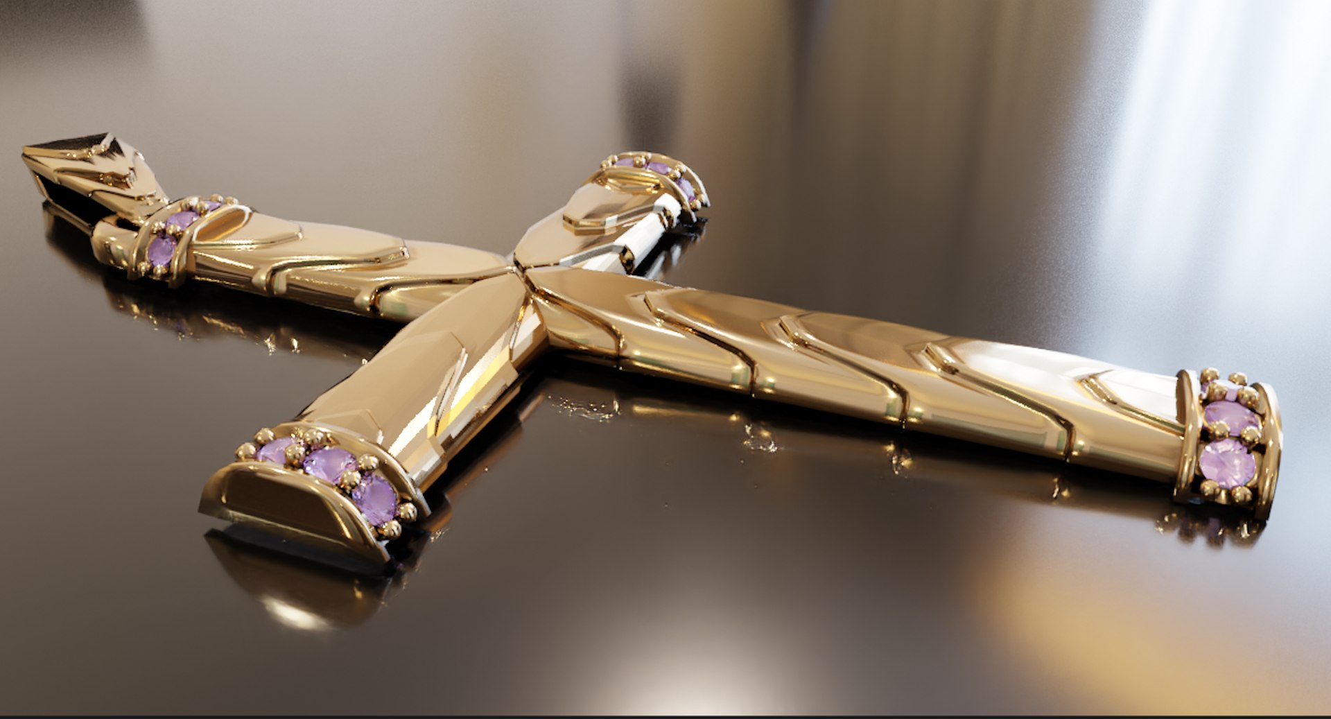 Cross For Chain 3D Model - TurboSquid 2094393