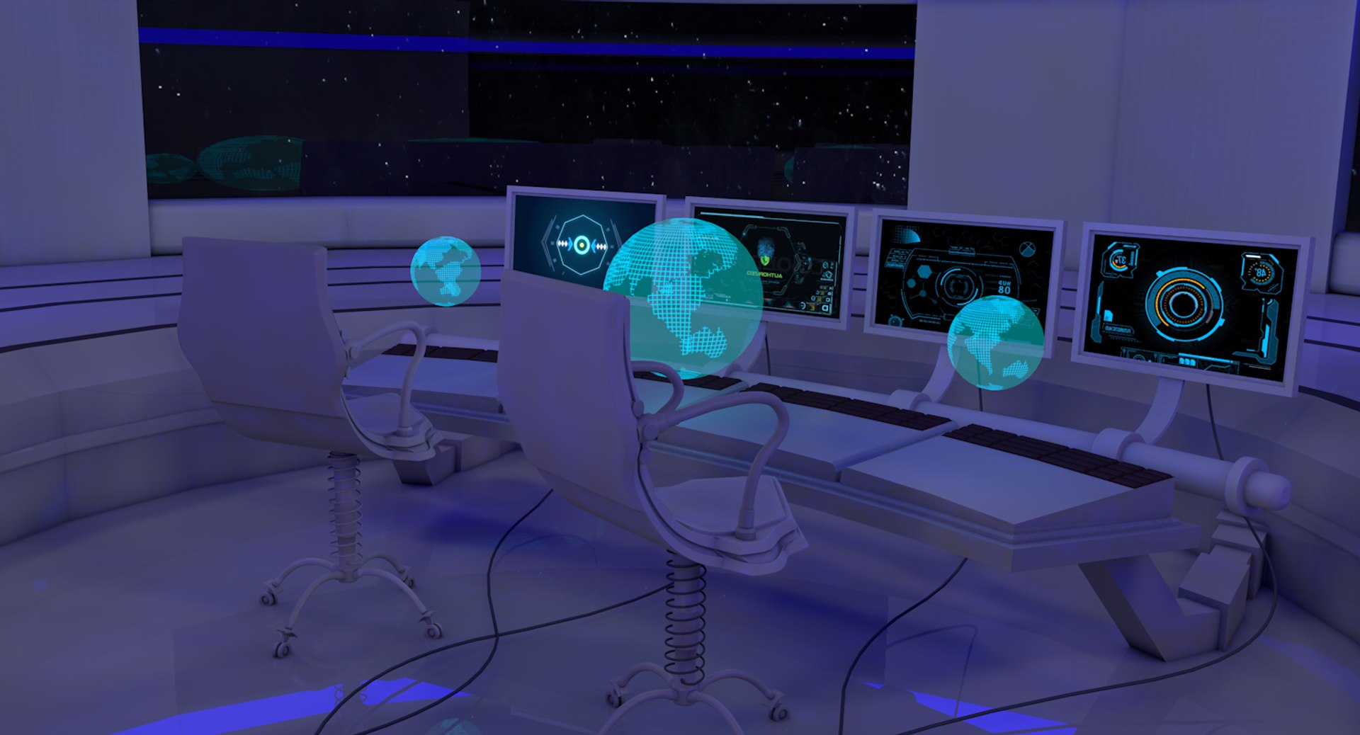 Sci Fi Room Model - TurboSquid 1631513
