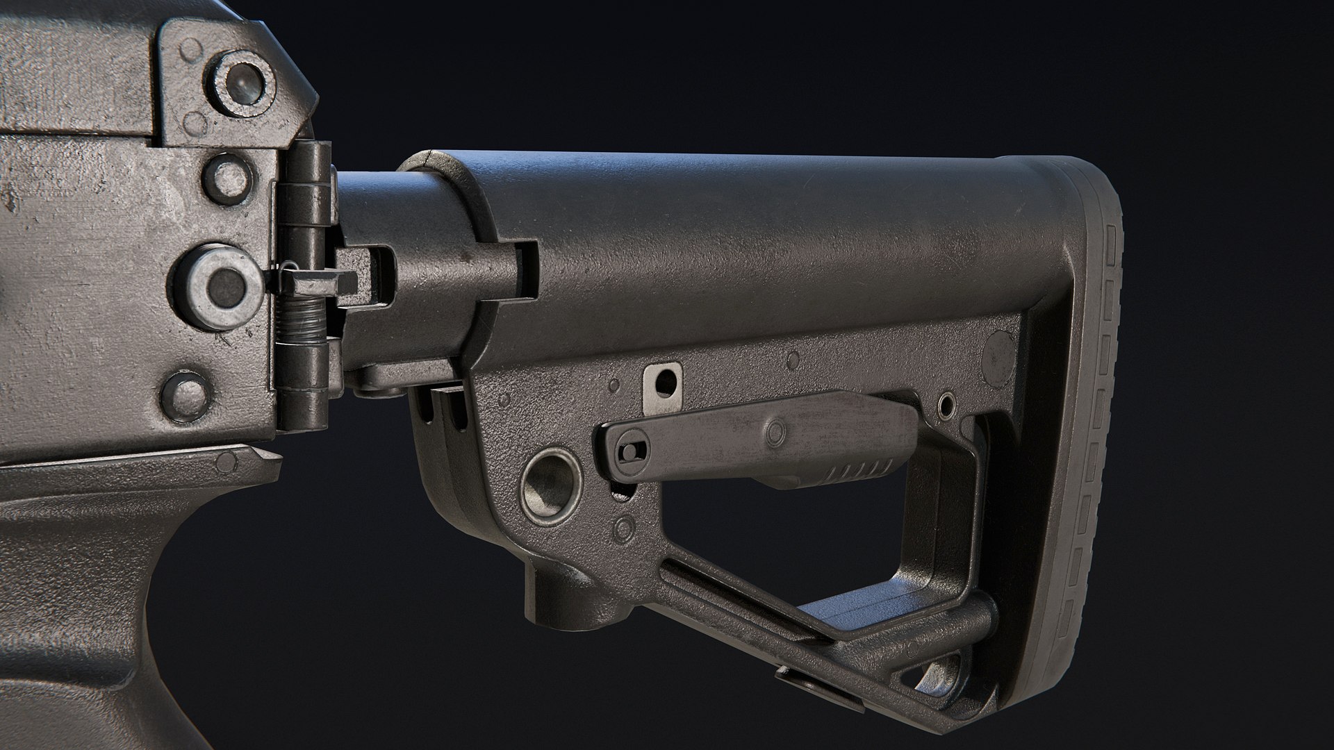 3D AK-204 Assault Rifle Kalashnikov 200 Series Model - TurboSquid 2401916