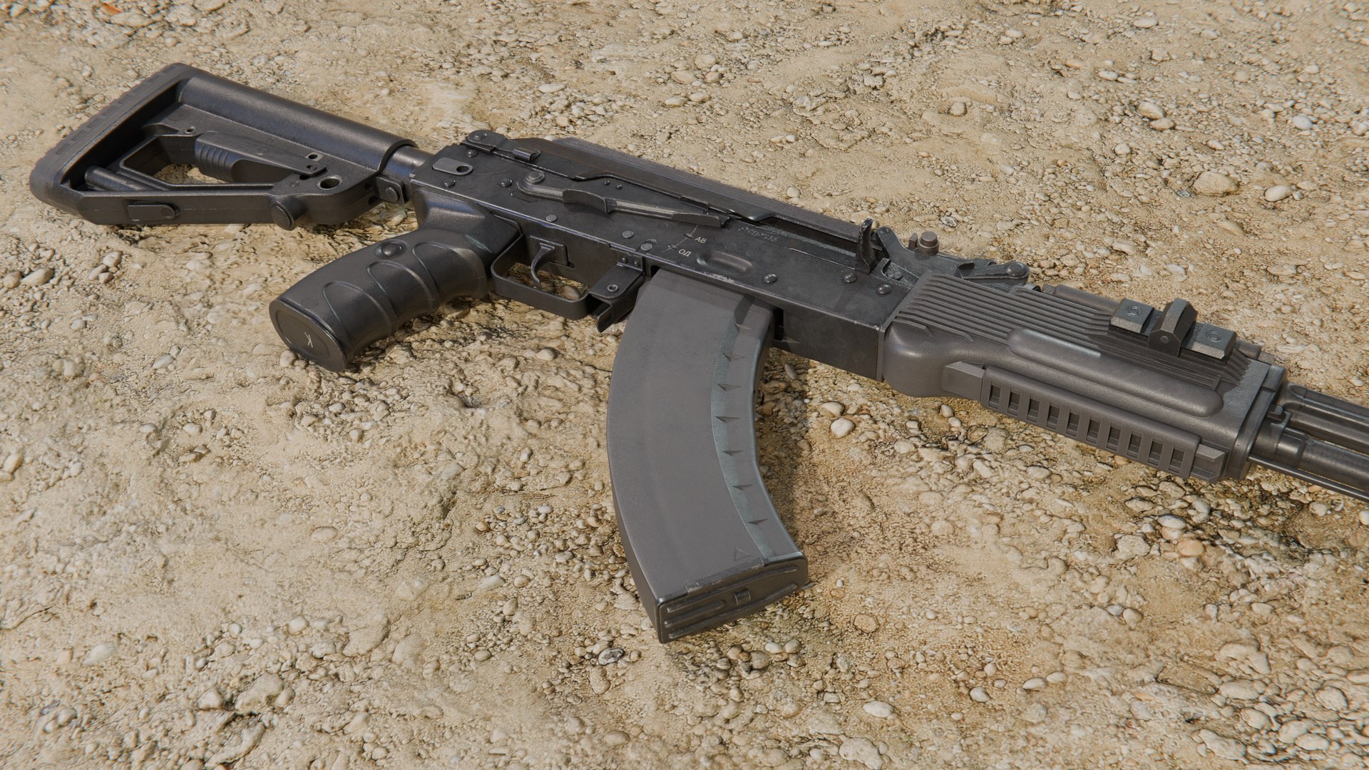 3D AK-204 Assault Rifle Kalashnikov 200 Series Model - TurboSquid 2401916