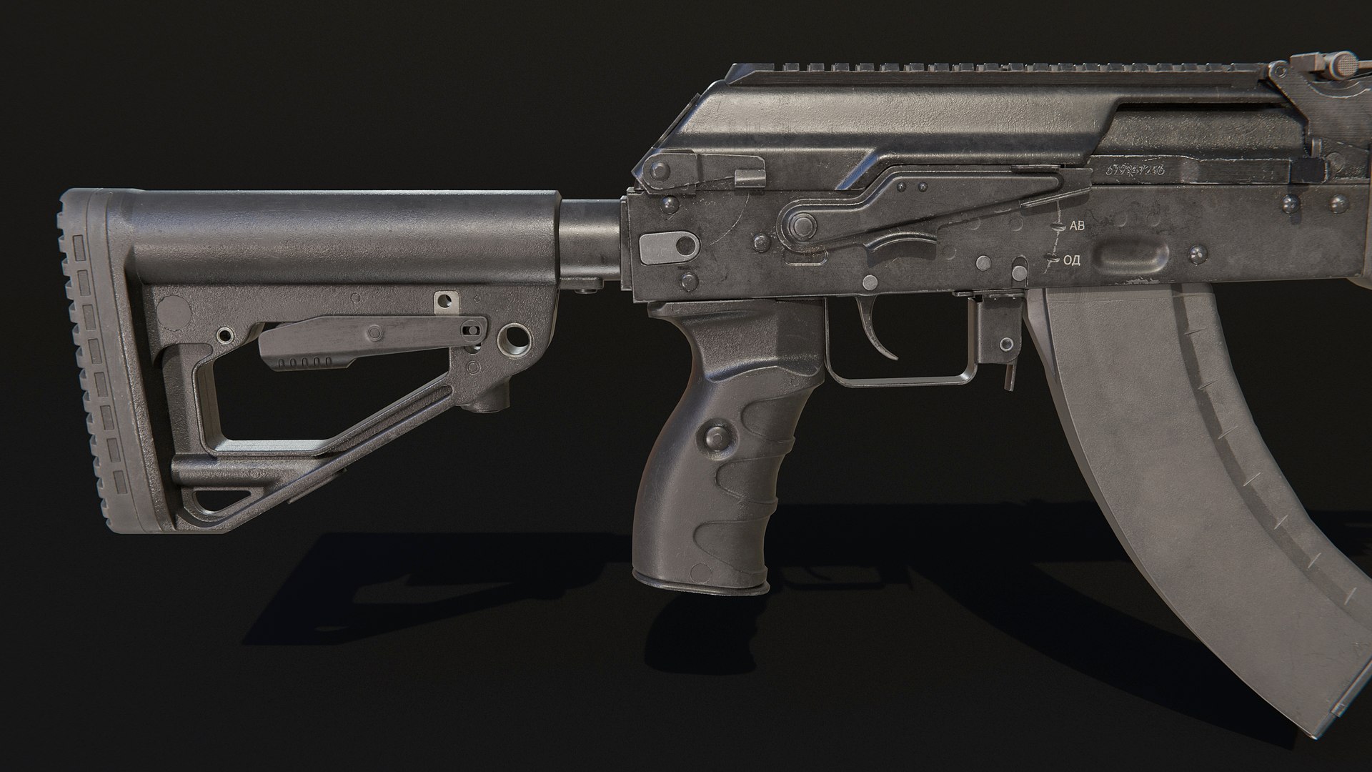 3D AK-204 Assault Rifle Kalashnikov 200 Series Model - TurboSquid 2401916