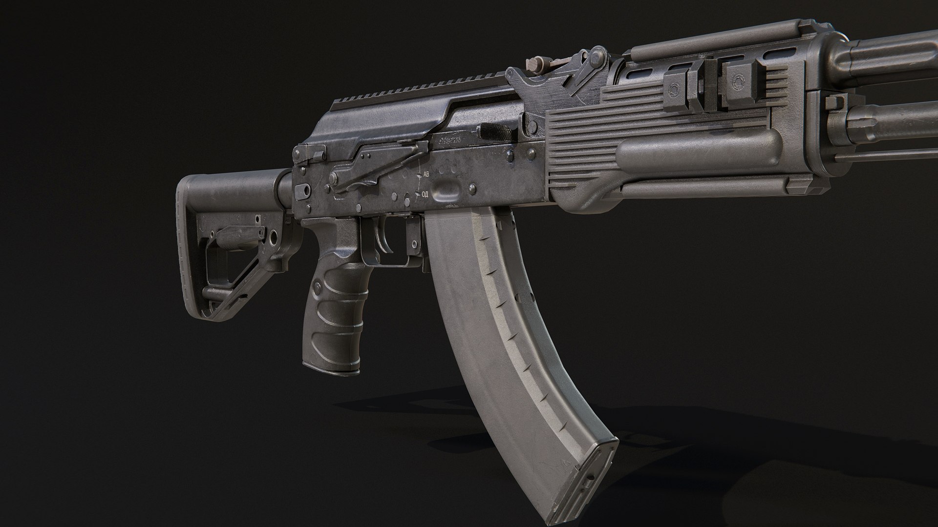 3D AK-204 Assault Rifle Kalashnikov 200 Series Model - TurboSquid 2401916