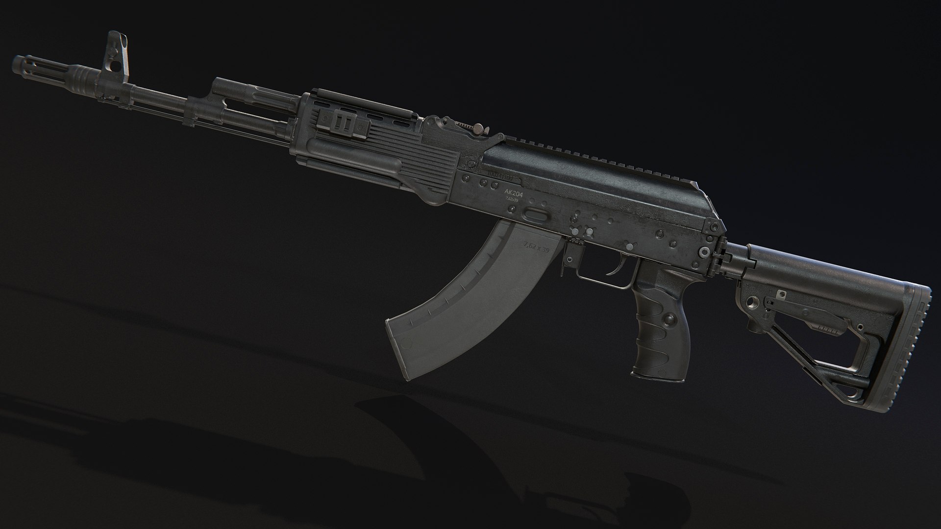 3D AK-204 Assault Rifle Kalashnikov 200 Series Model - TurboSquid 2401916