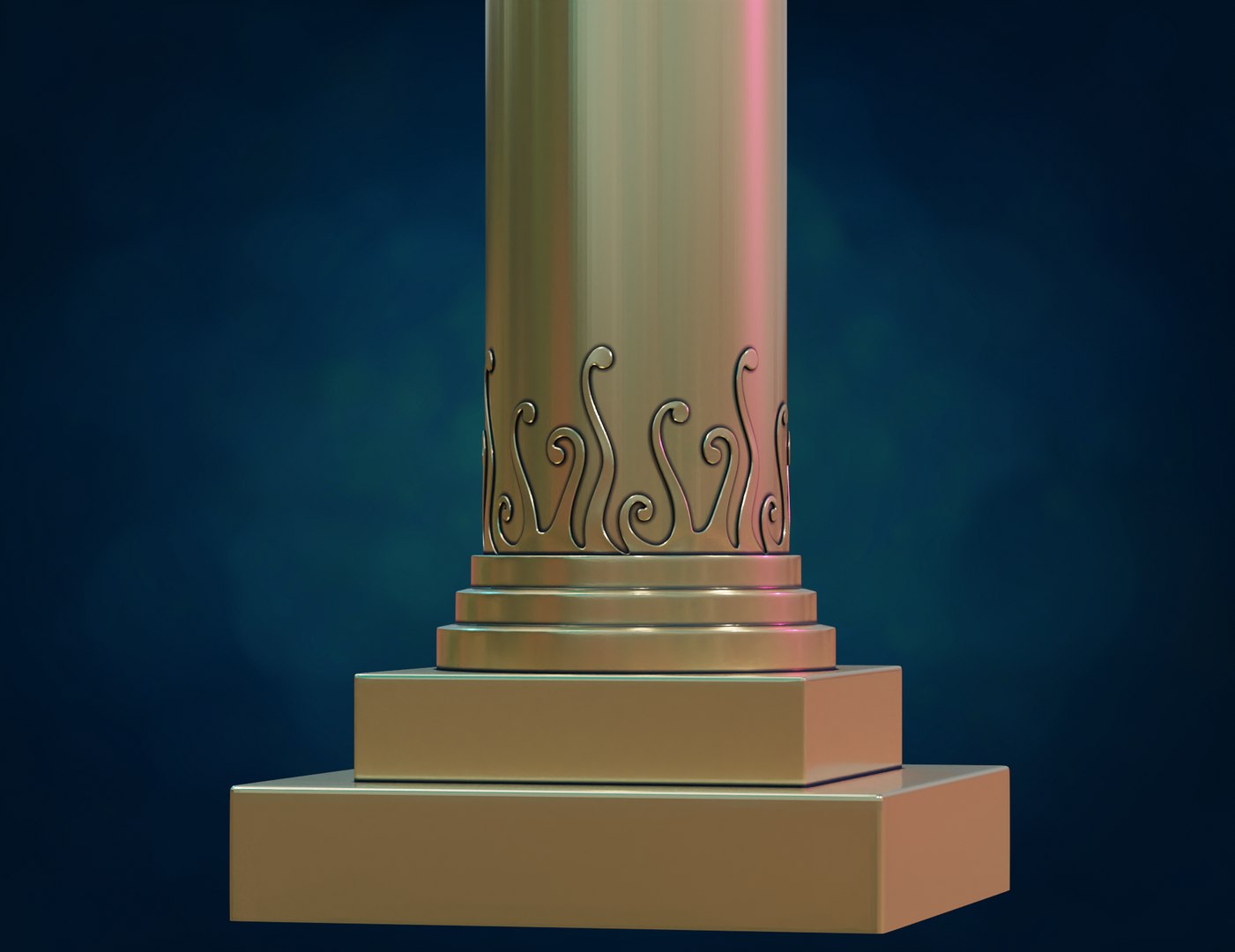 3D Pillar II Model - TurboSquid 2156297