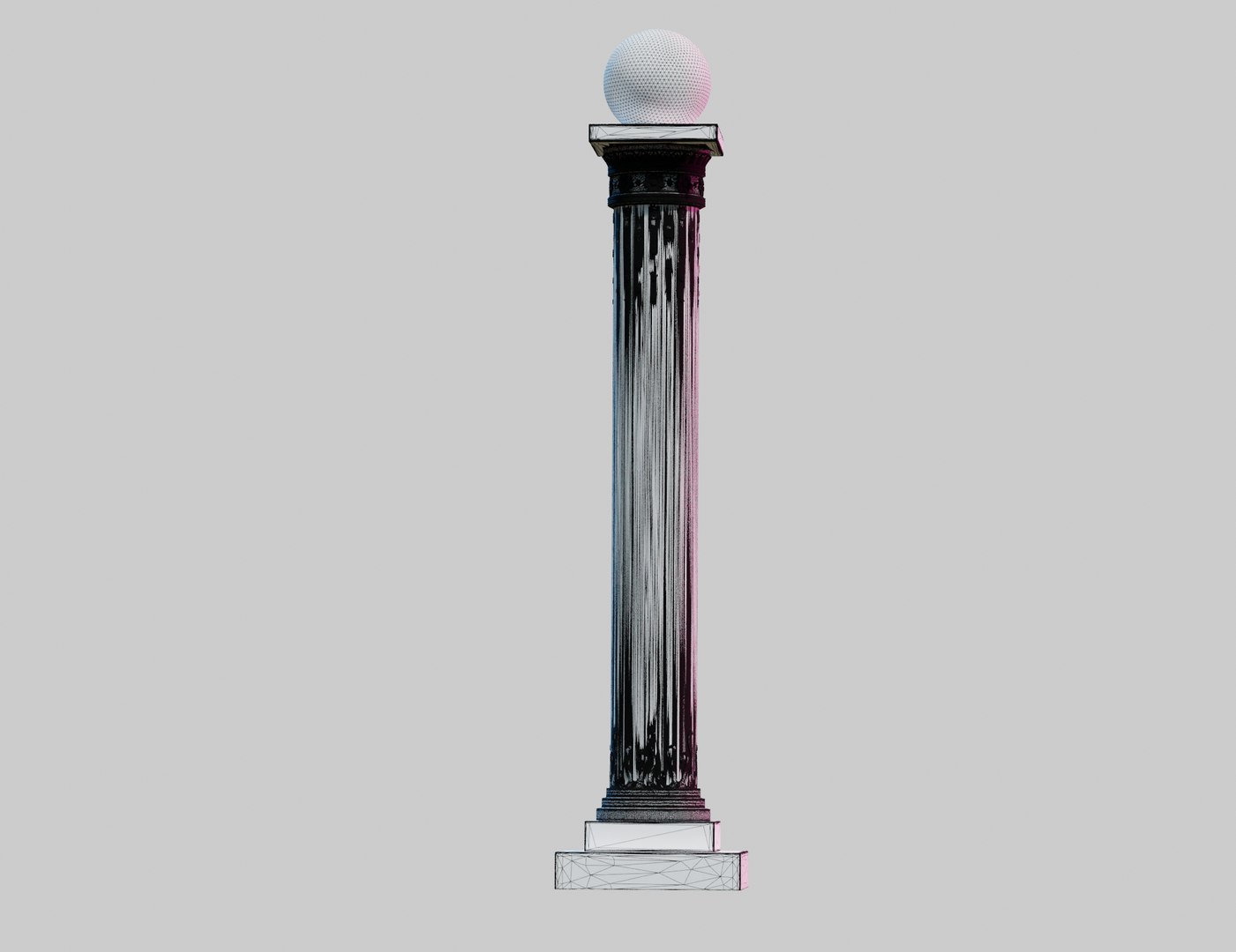 3D Pillar II Model - TurboSquid 2156297