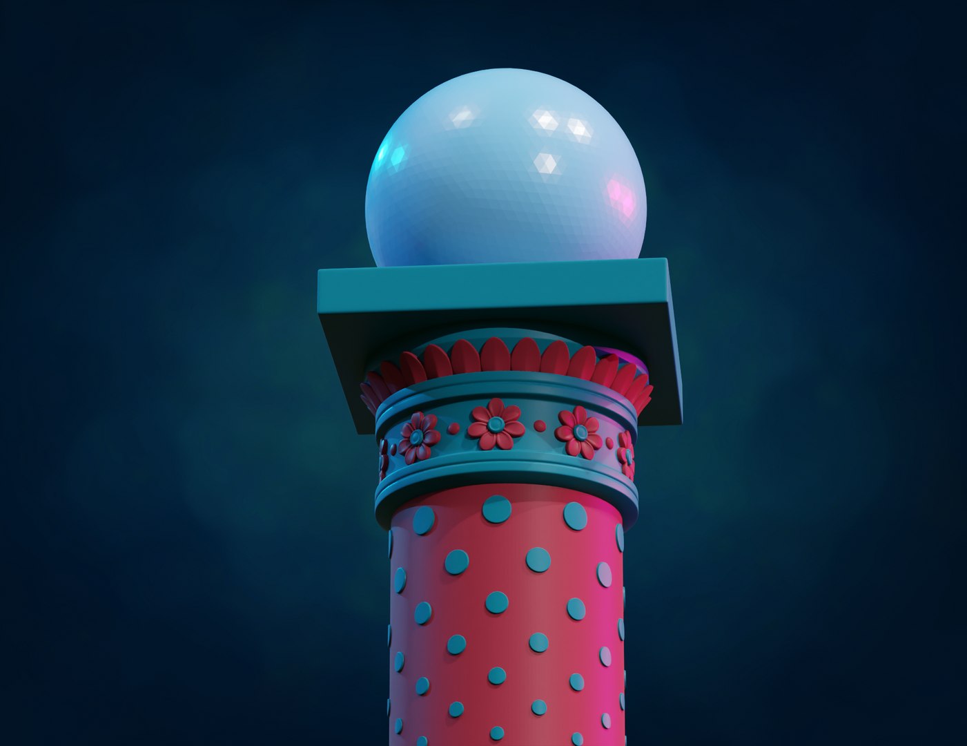 3D Pillar II Model - TurboSquid 2156297