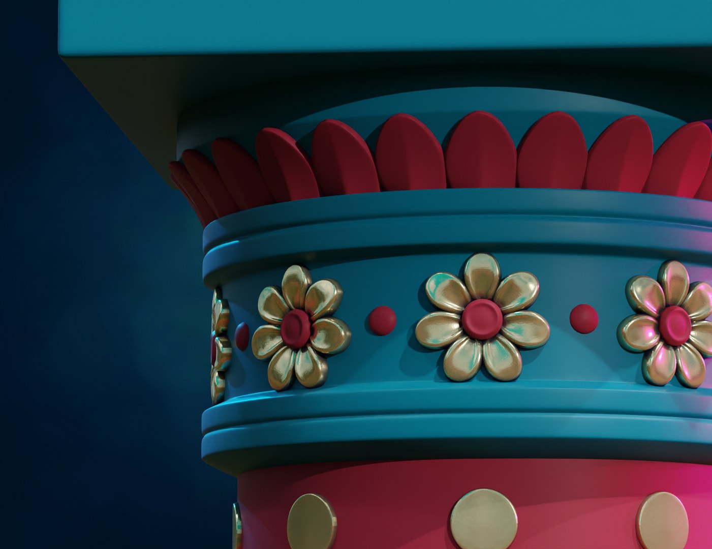 3D Pillar II Model - TurboSquid 2156297