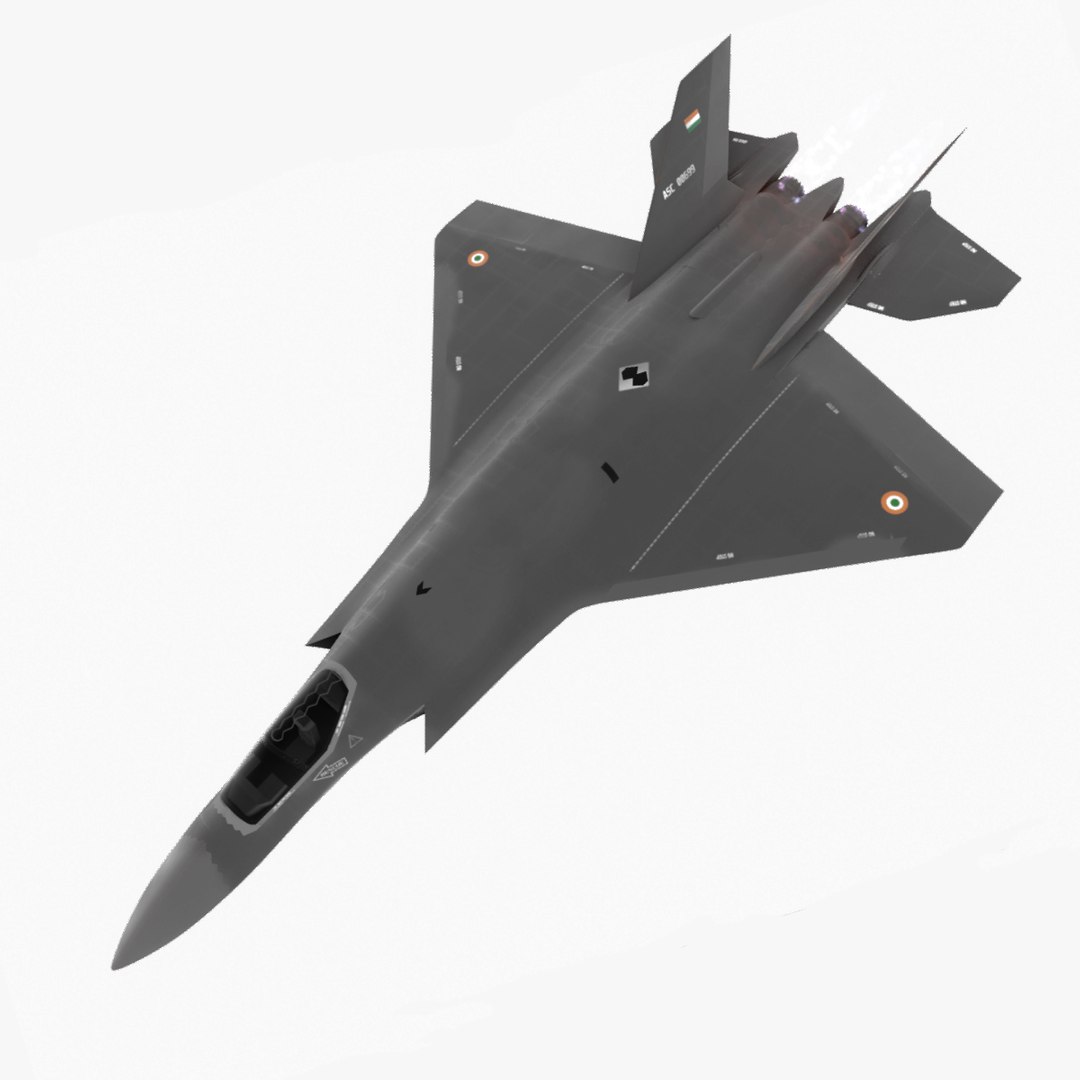 3D Fighter jet AMCA model - TurboSquid 1718311