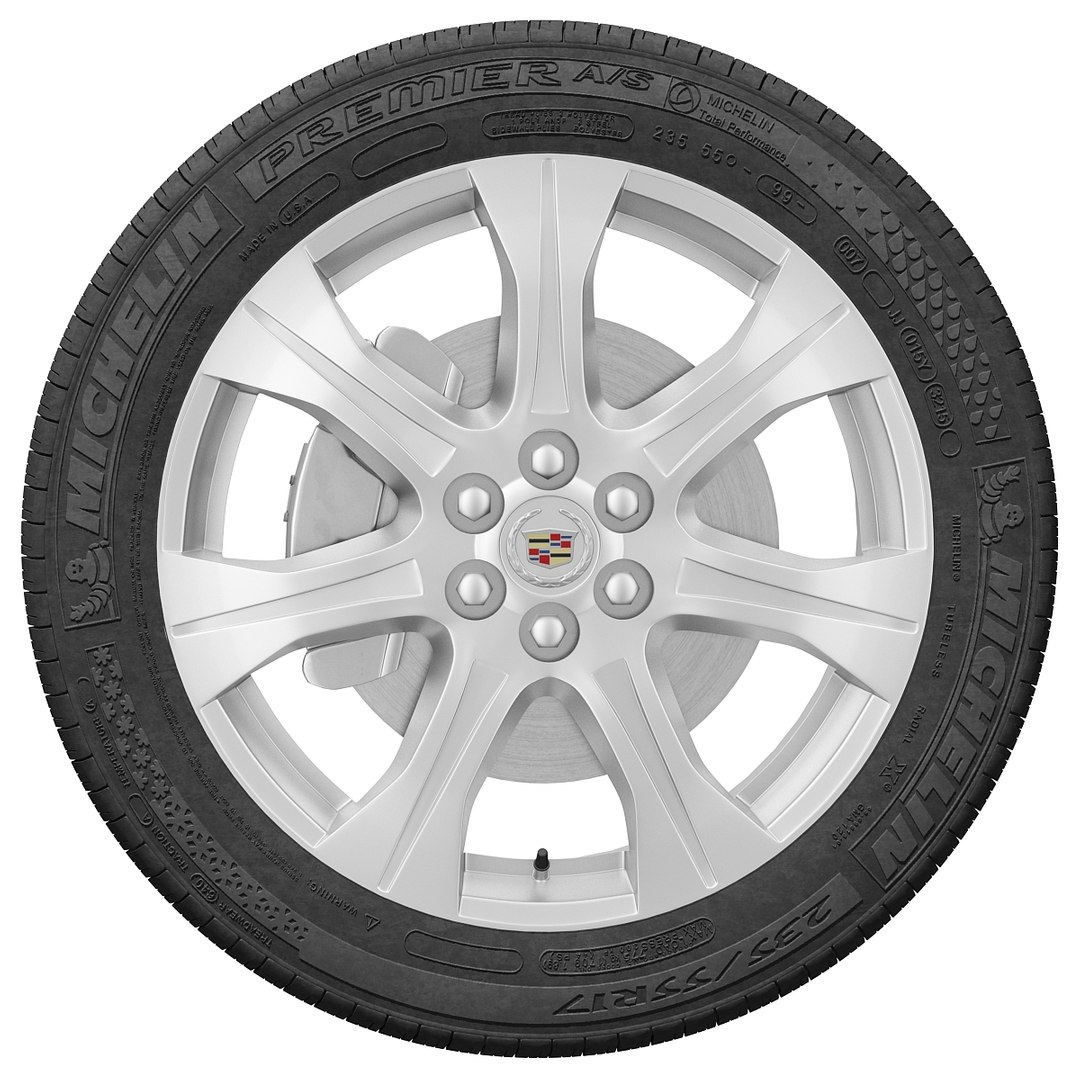 3d model cadillac wheel