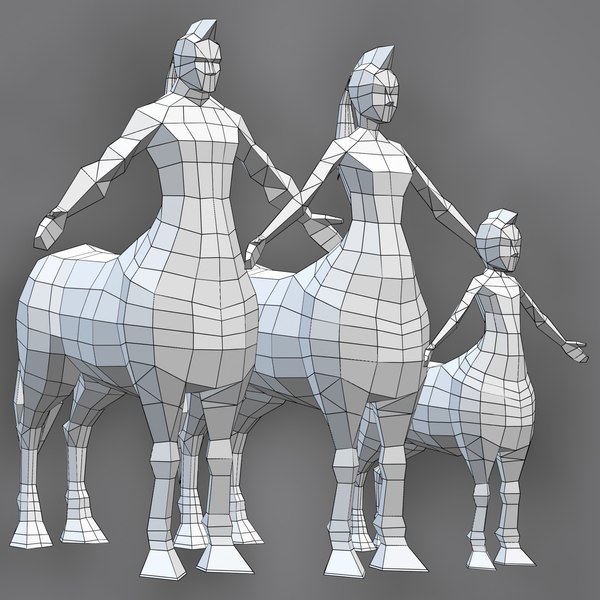 centaur 3d model