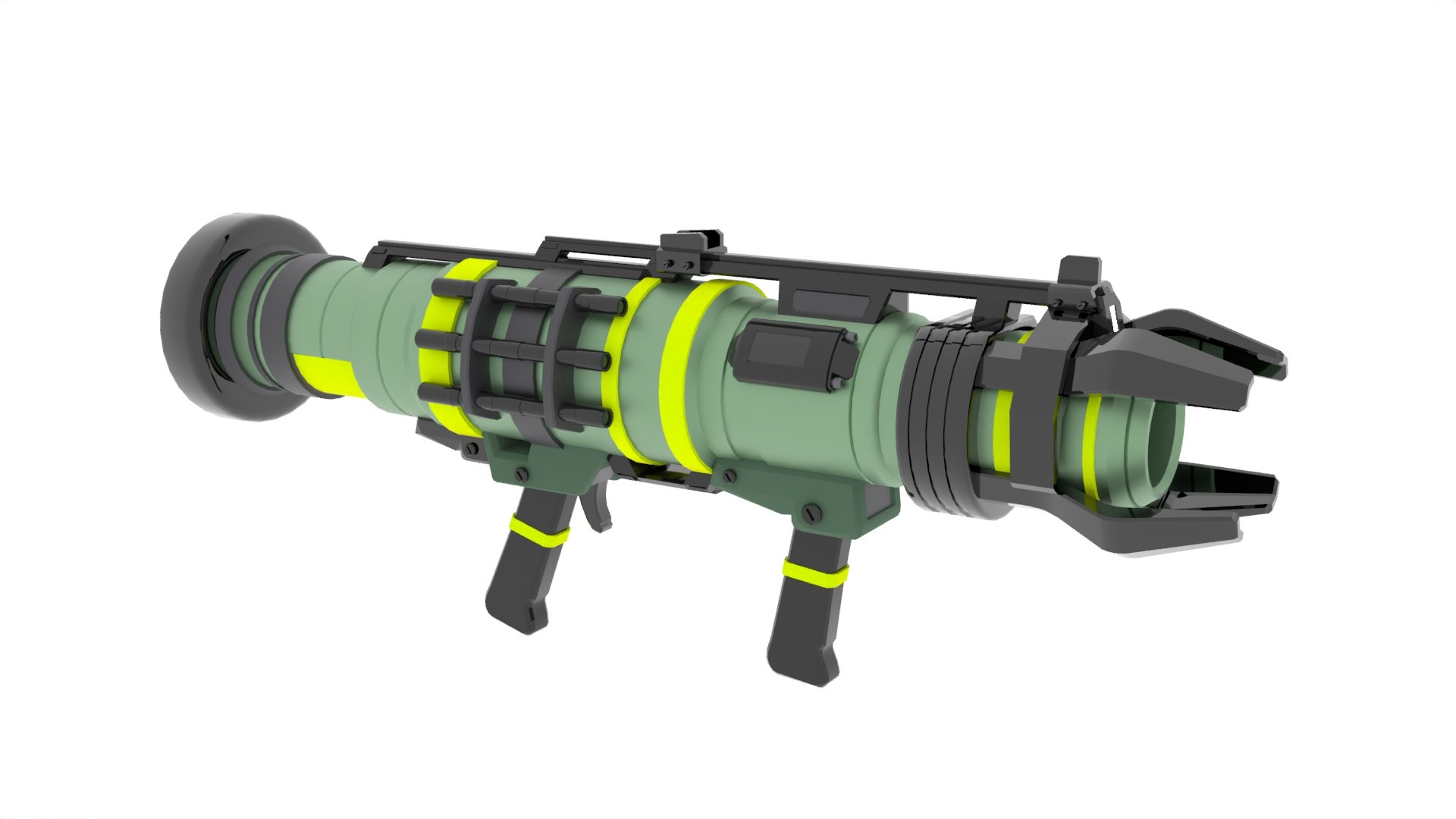 Rocket Launcher 1 Gun Weapon 3D Model - TurboSquid 2273953