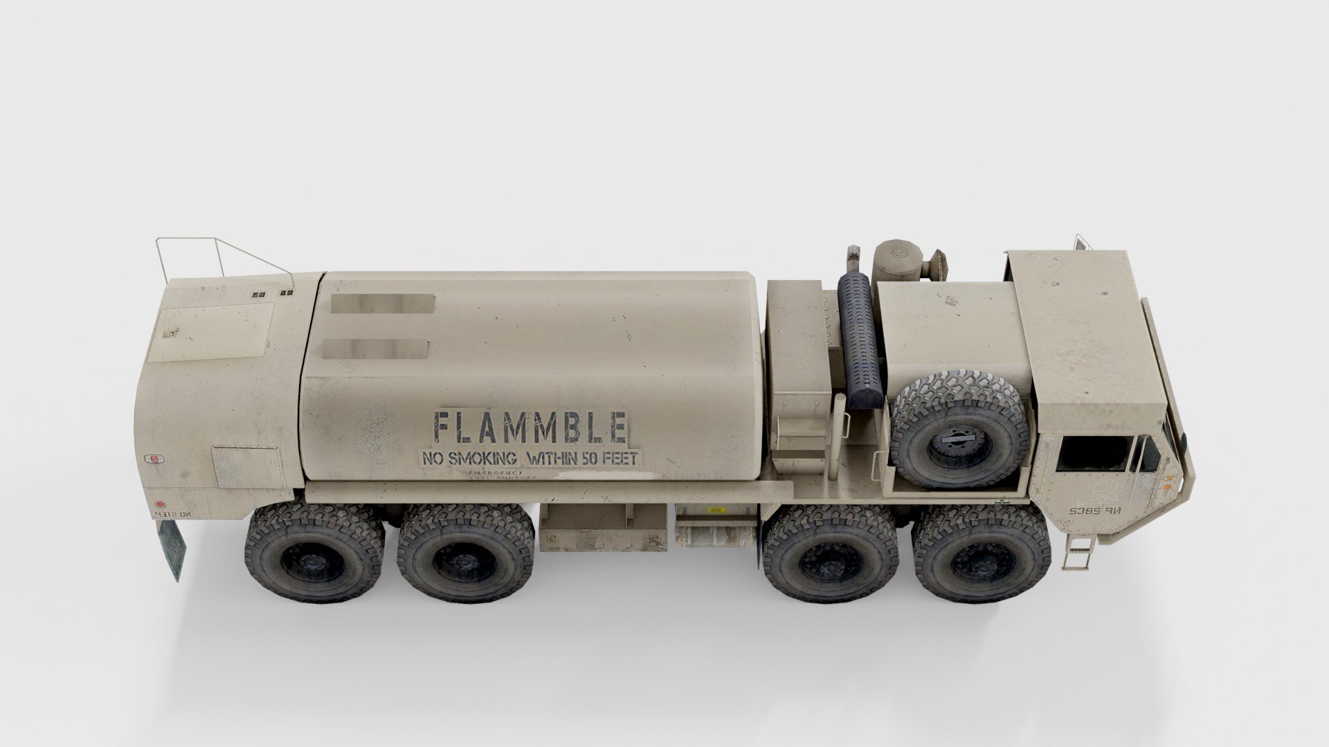 M978 Army Truck 3D Model - TurboSquid 2086577