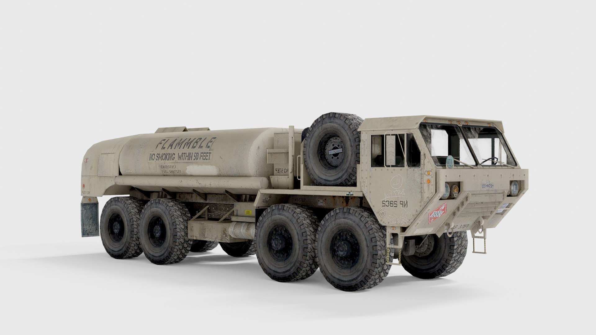 M978 Army Truck 3D Model - TurboSquid 2086577