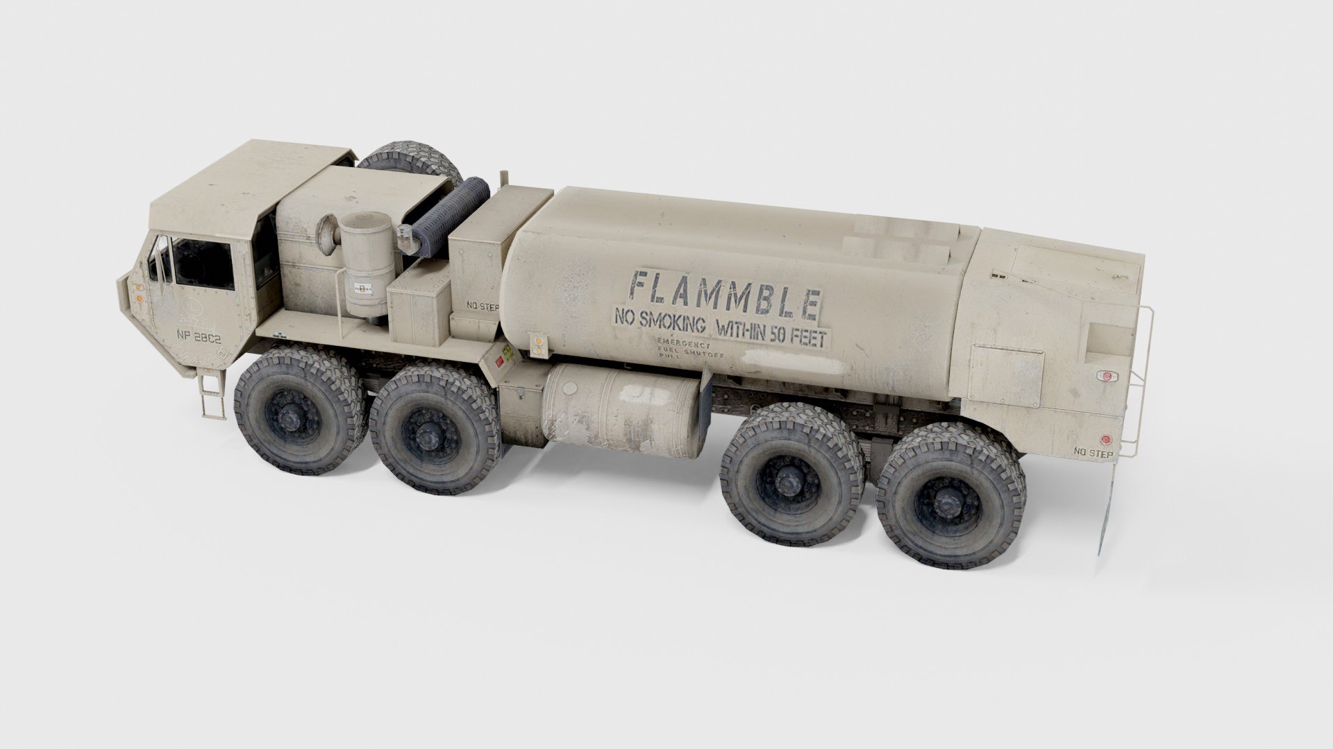 M978 Army Truck 3D Model - TurboSquid 2086577