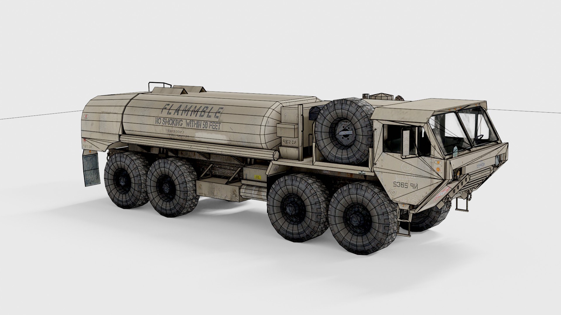M978 Army Truck 3D Model - TurboSquid 2086577