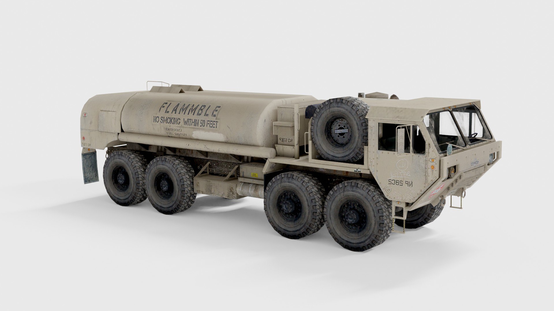 M978 Army Truck 3D Model - TurboSquid 2086577