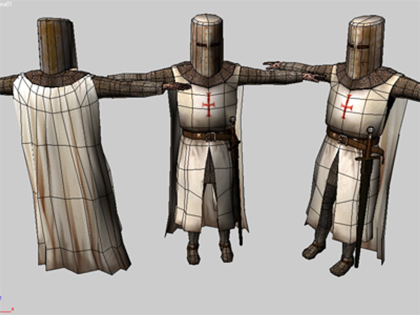 Knight Character 3d Model