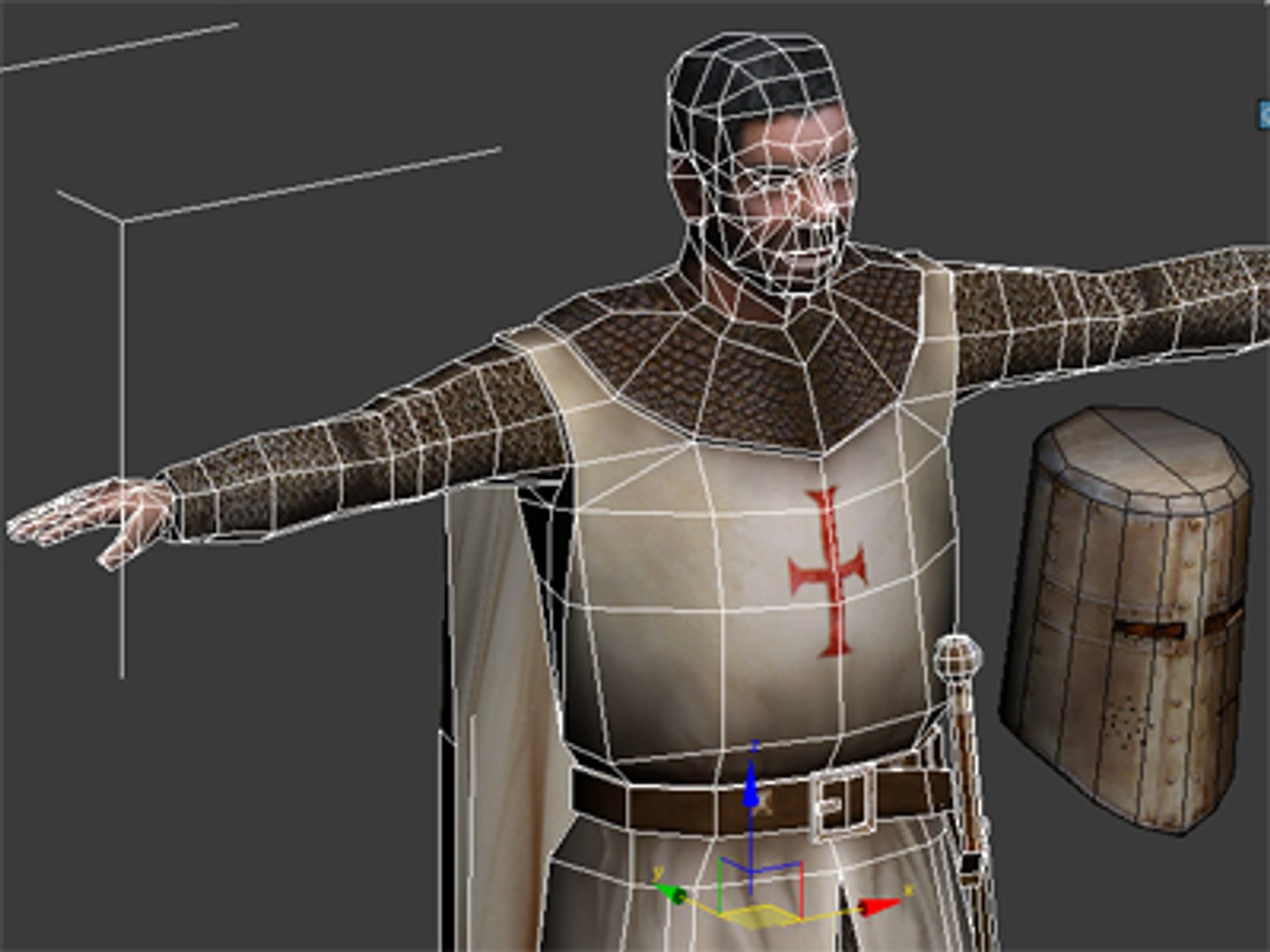 Knight Character 3d Model