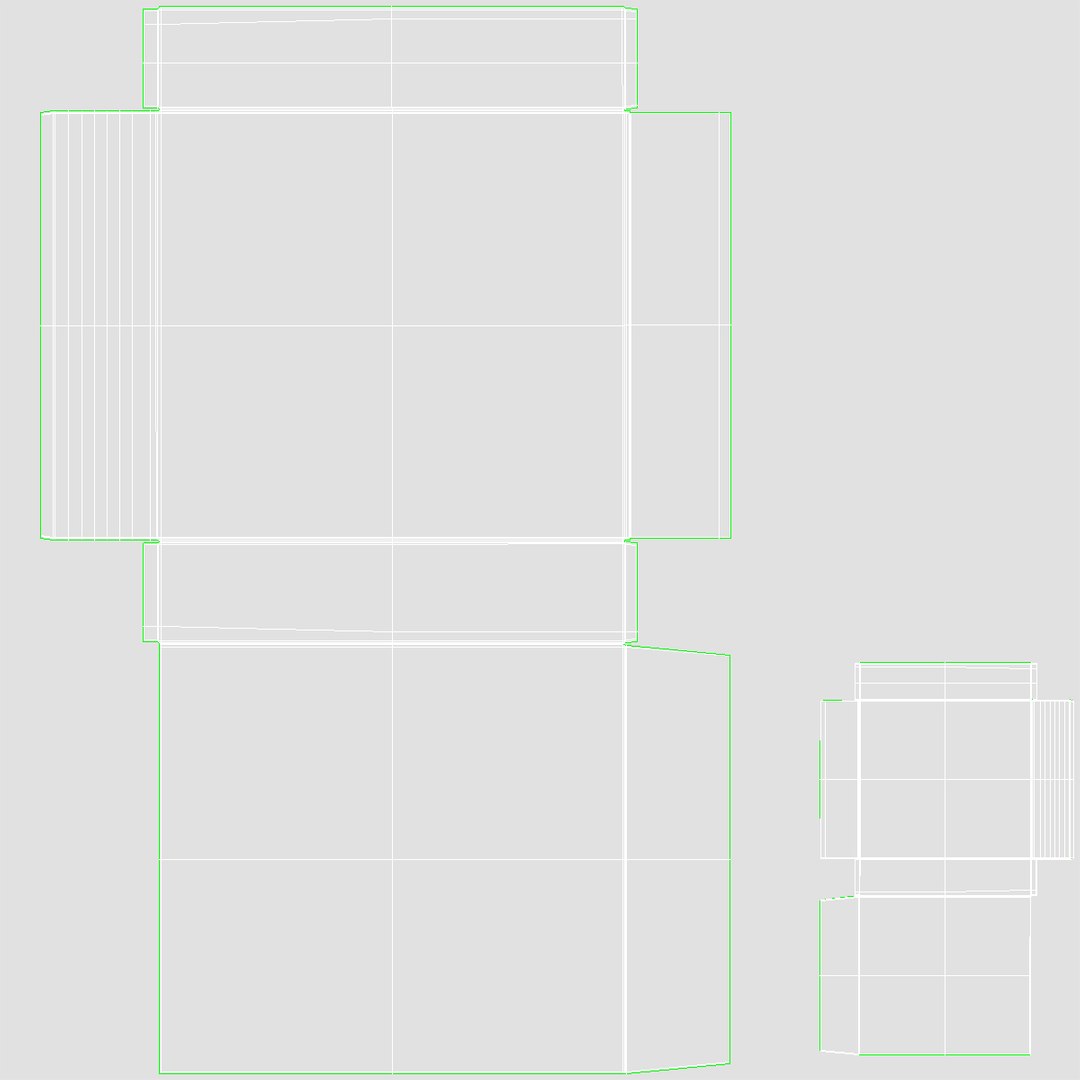 Frozen Dinner Box Type 01 Blank Ravioli Lasagna And Chicken Label 3D ...