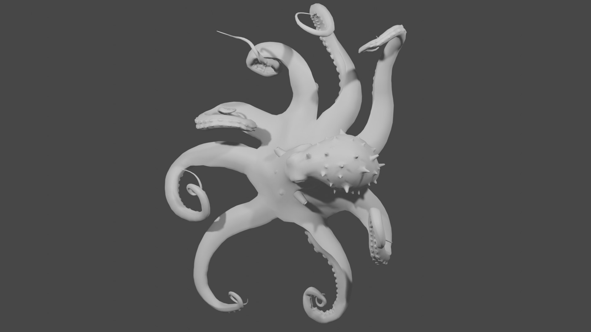 Giant Pacific Octopus 3D Model - TurboSquid 2034536