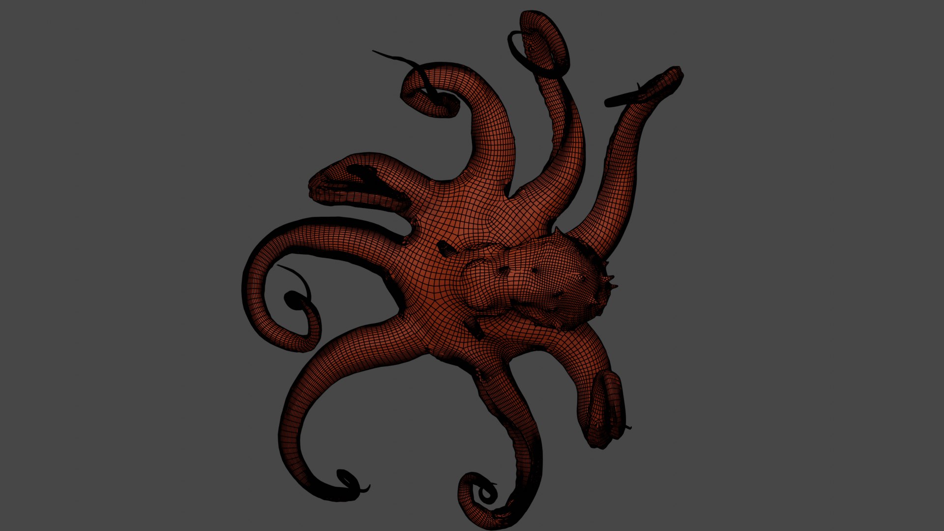 Giant Pacific Octopus 3D Model - TurboSquid 2034536