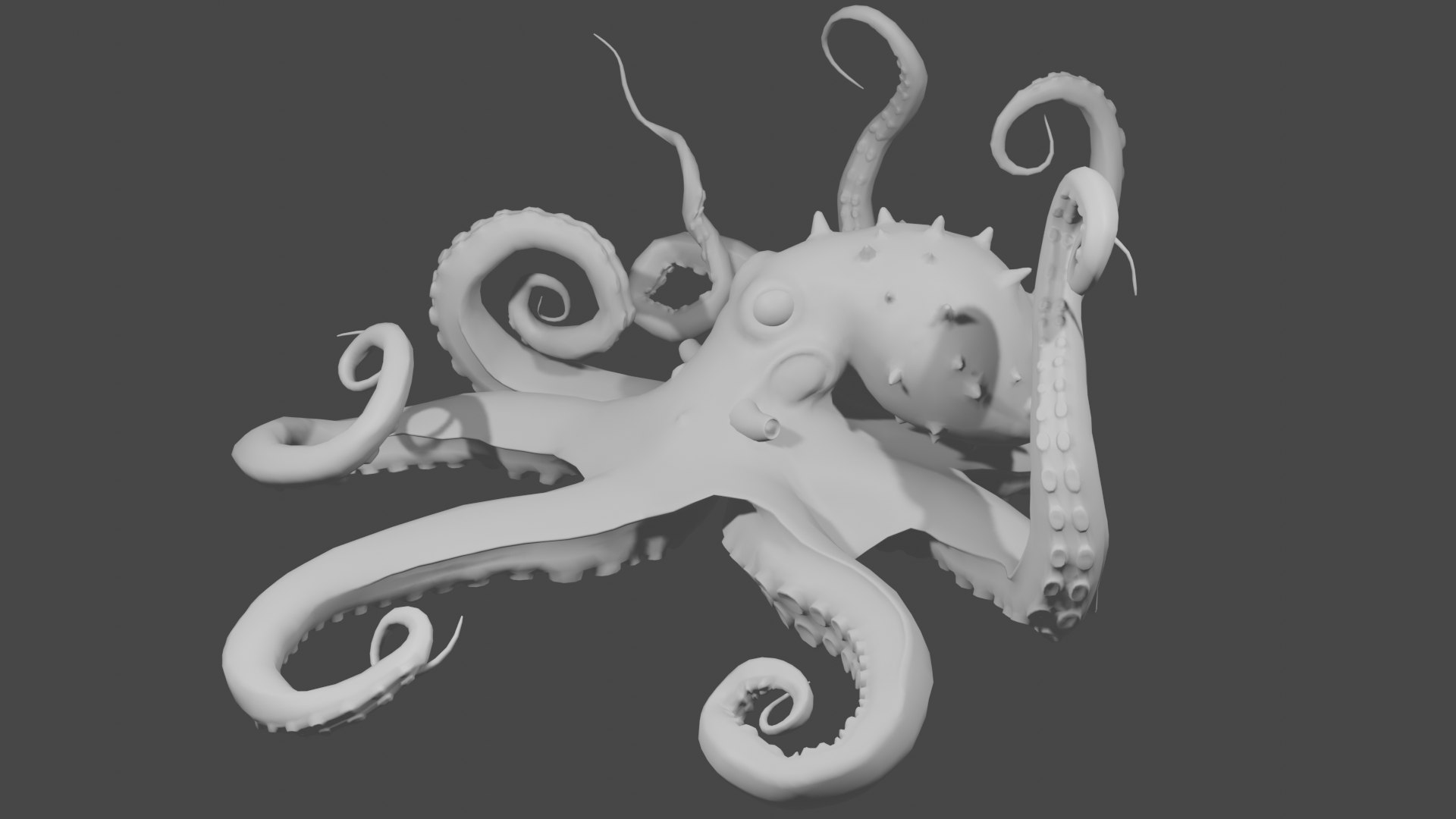 Giant Pacific Octopus 3D Model - TurboSquid 2034536