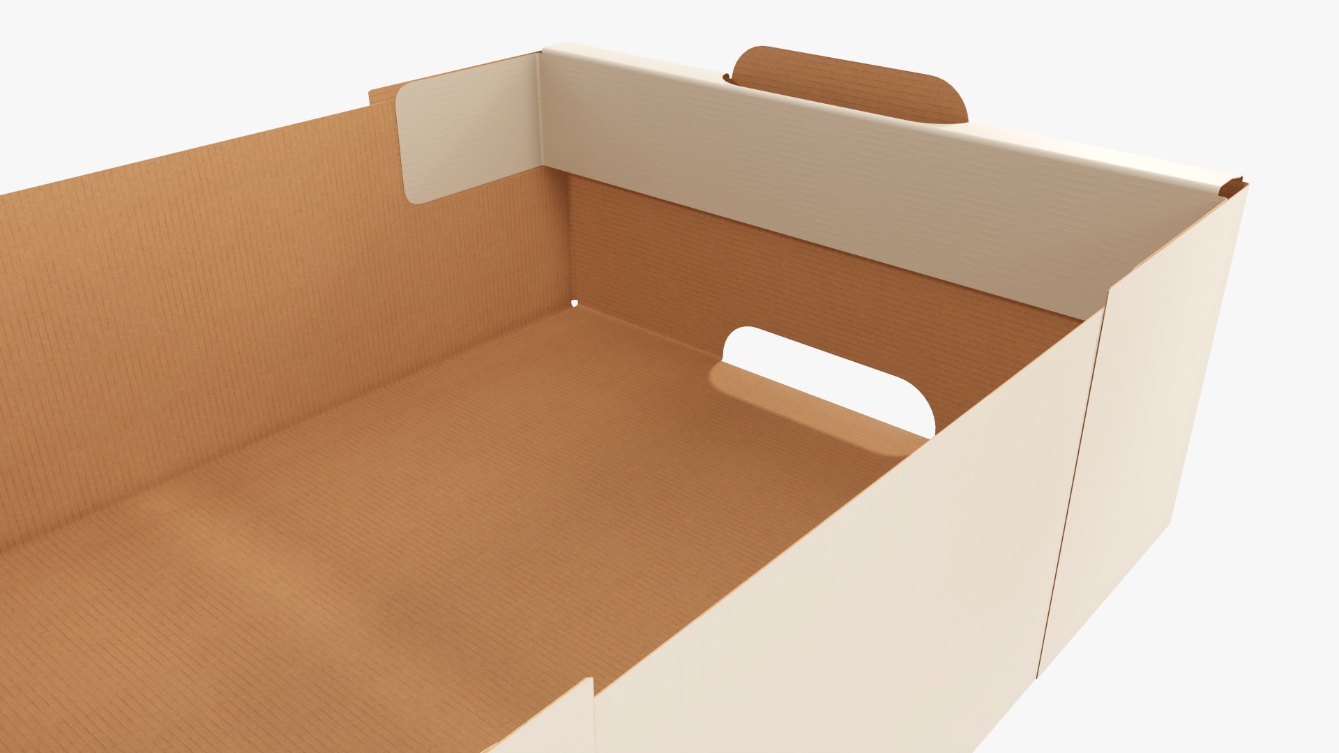 Tray Cardboard Retail 3D Model - TurboSquid 1607084