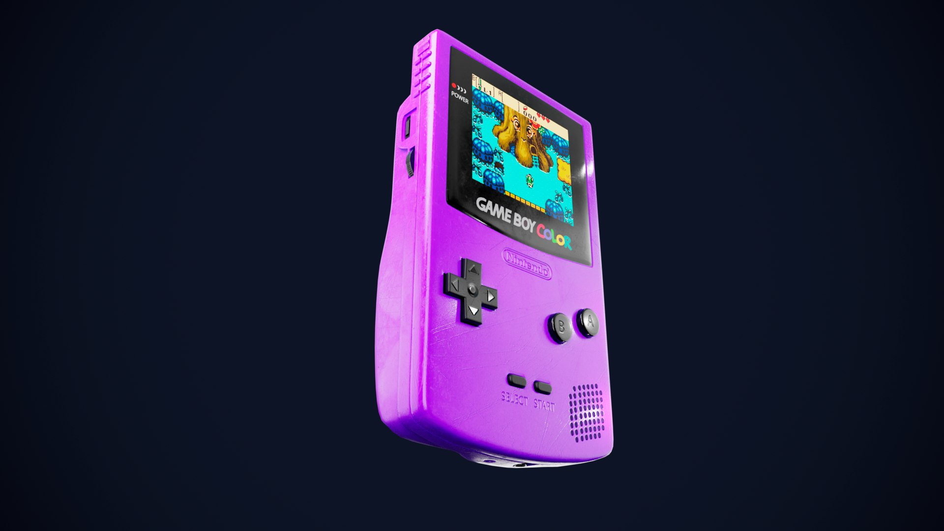 3D Model GBC Game Boy Color In Four Colors 3D Model - TurboSquid 2104015