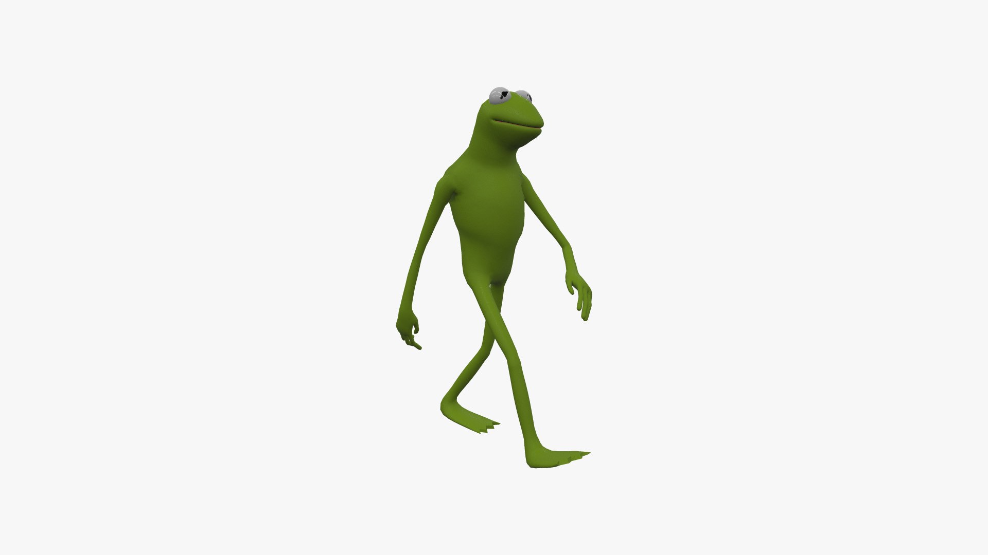 MIT-002 Kermit Walking Animation 3D Model - TurboSquid 2101717