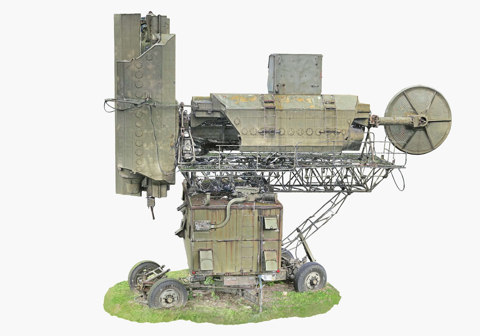 Russian Old Weathered Surfacetoair Missile Radar 3D Model - TurboSquid ...